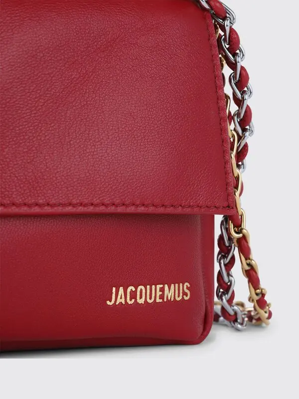 Jacquemus Le Bambino Chaîne Leather Bag - Red
