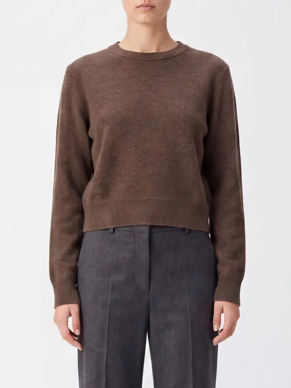 LISA YANG Crew Neck Pullover - Brown