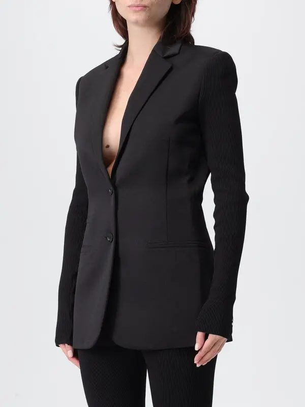 Coperni Tailored Jacket With Ribbed Sleeves