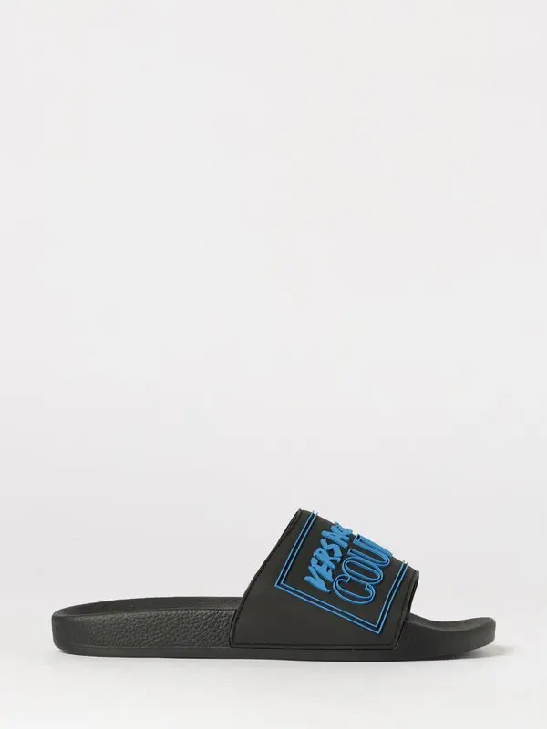 Versace Logo Sliders - Black