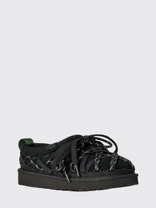 UGG Tasman Lace Suede Clogs - Black
