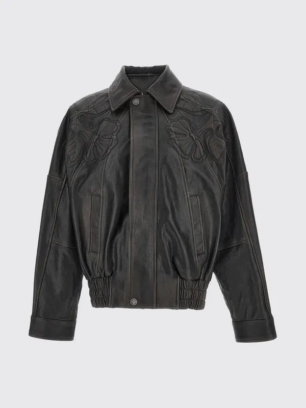 GOLDEN GOOSE Embellished Leather Jacket