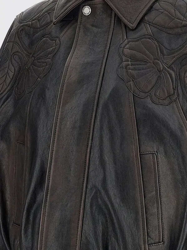 GOLDEN GOOSE Embellished Leather Jacket