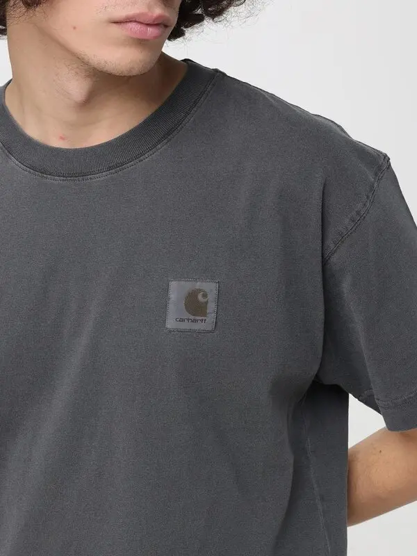 Carhartt Work In Progress Cotton Logo T-shirt - Black