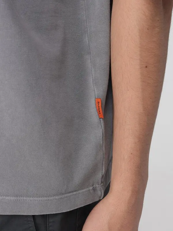 Barena Venezia Cotton Polo Shirt - Grey
