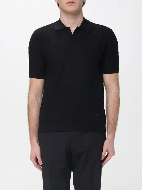 Emporio Armani Knitted Polo Shirt