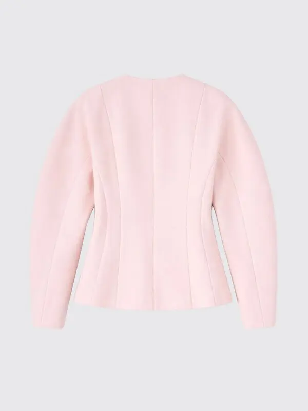 GANNI Wool Single Breasted Blazer