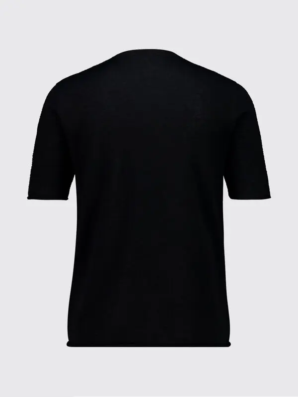 LISA YANG Short Sleeve Knit - Black