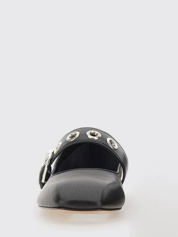 AeydĒ Uma Leather Ballerinas With Adjustable Strap