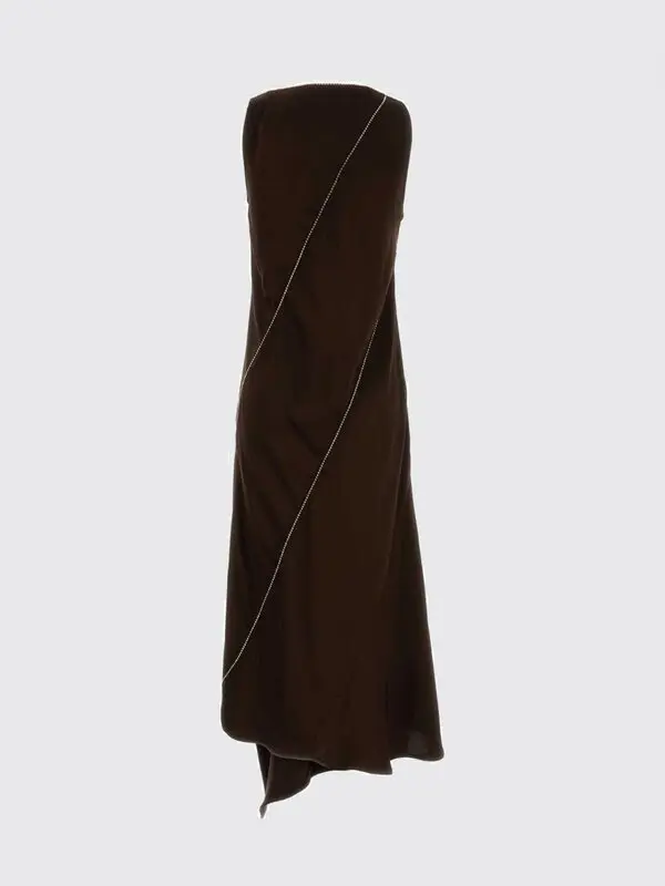 JIL SANDER Asymmetric Viscose Dress