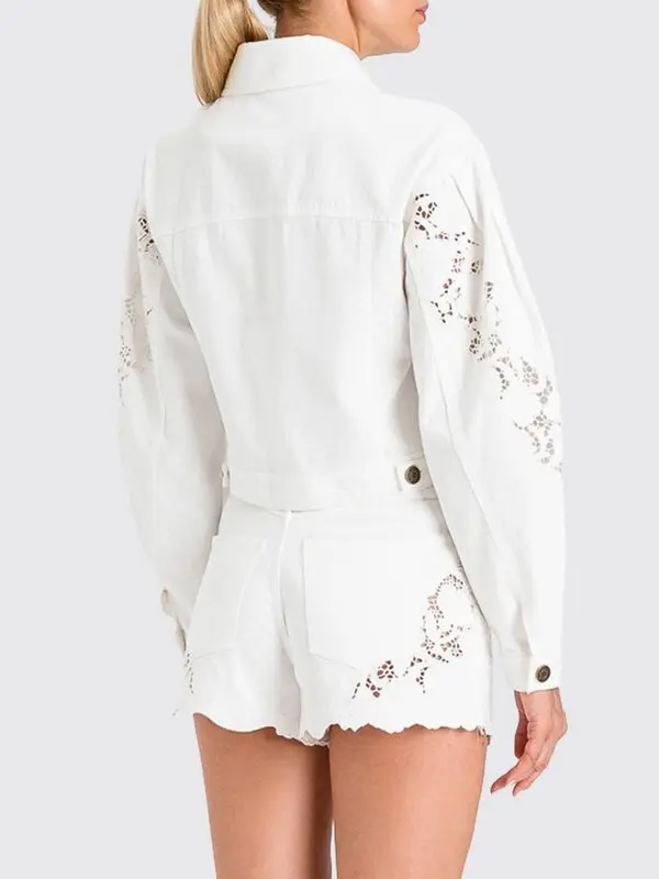 TWINSET Embroidered Cotton Jacket