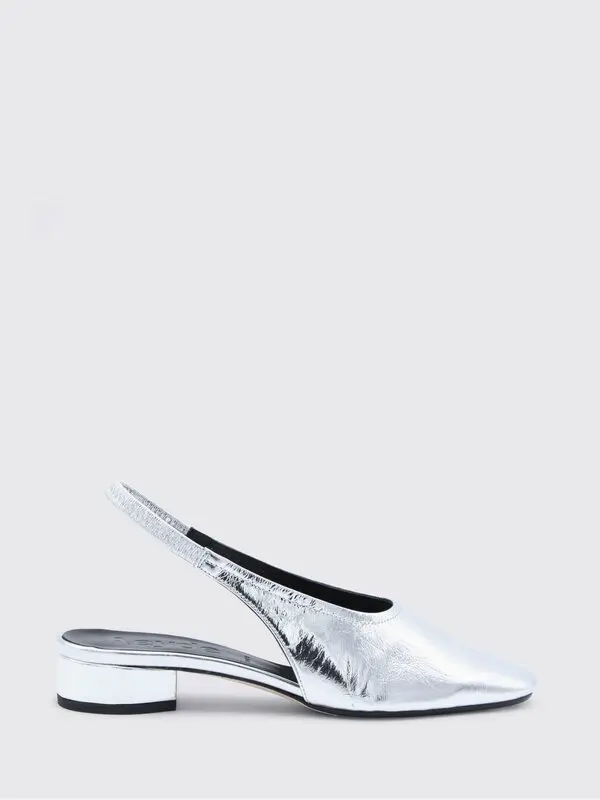 AeydĒ Laminated Leather Slingbacks