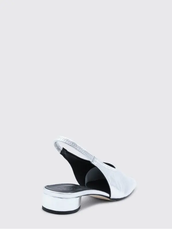 AeydĒ Laminated Leather Slingbacks