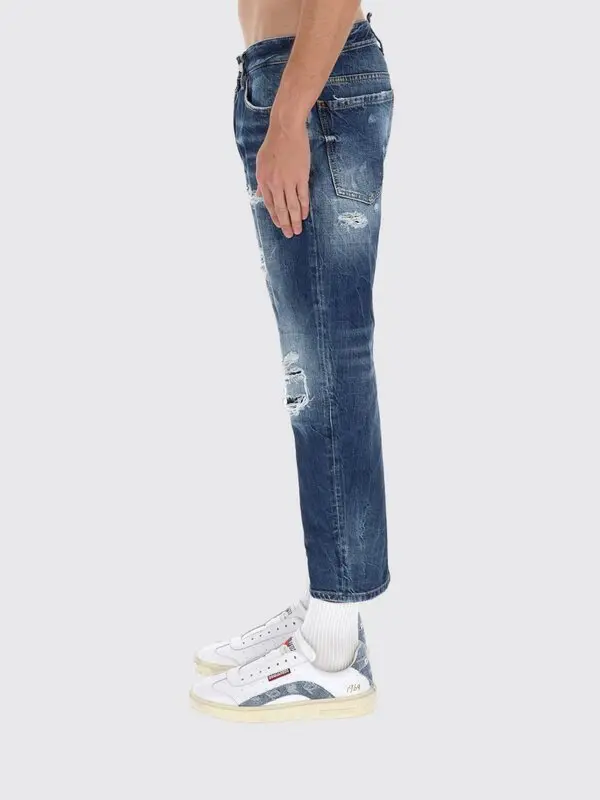Dsquared2 Distressed Denim Slim Fit Jeans