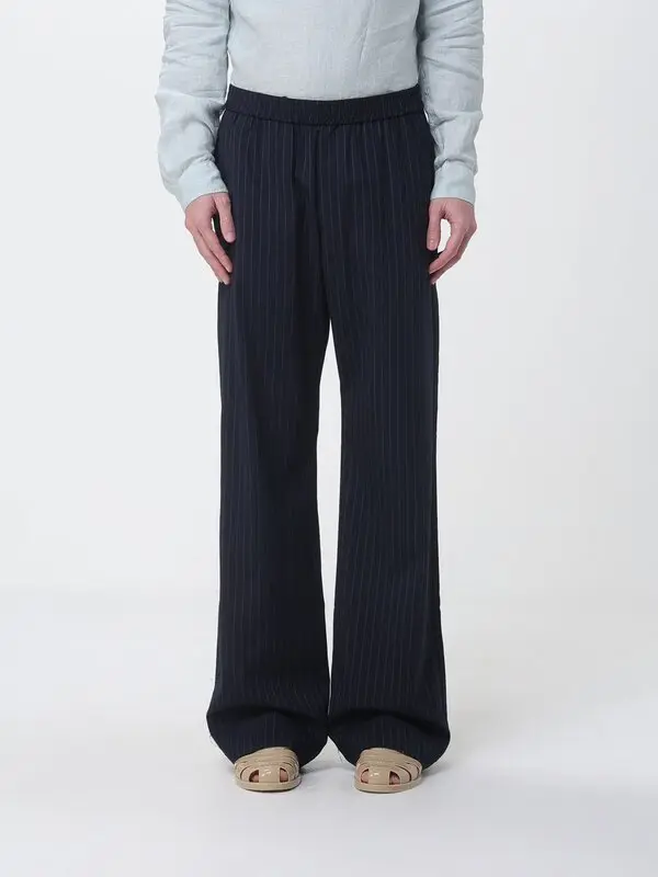 Barena Venezia Trinchetto Pinstriped Virgin Wool Trousers