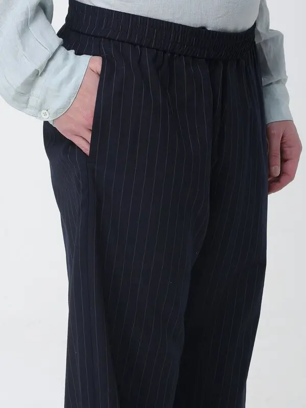 Barena Venezia Trinchetto Pinstriped Virgin Wool Trousers