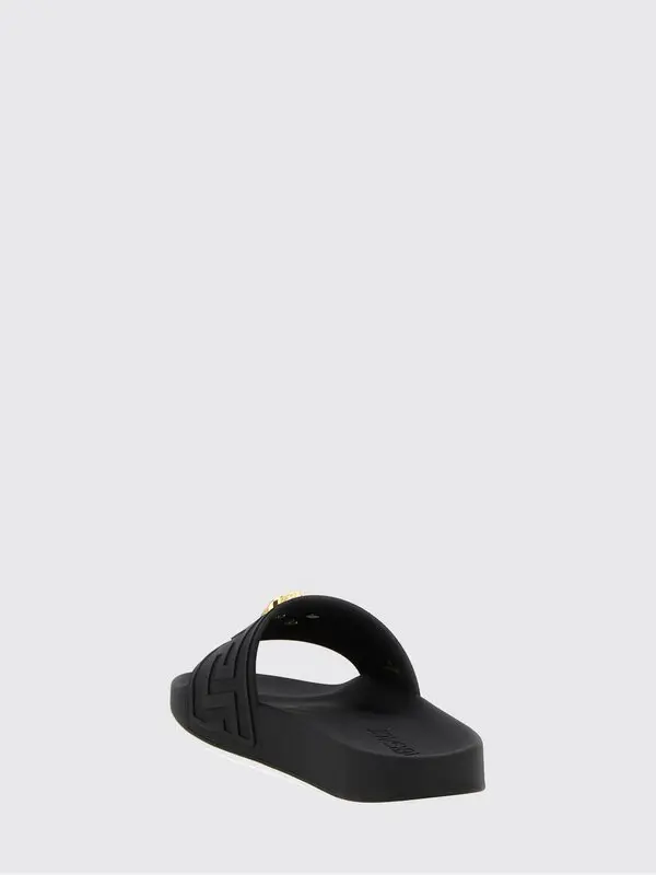 Versace La Medusa Rubber Slides With 3d Logo