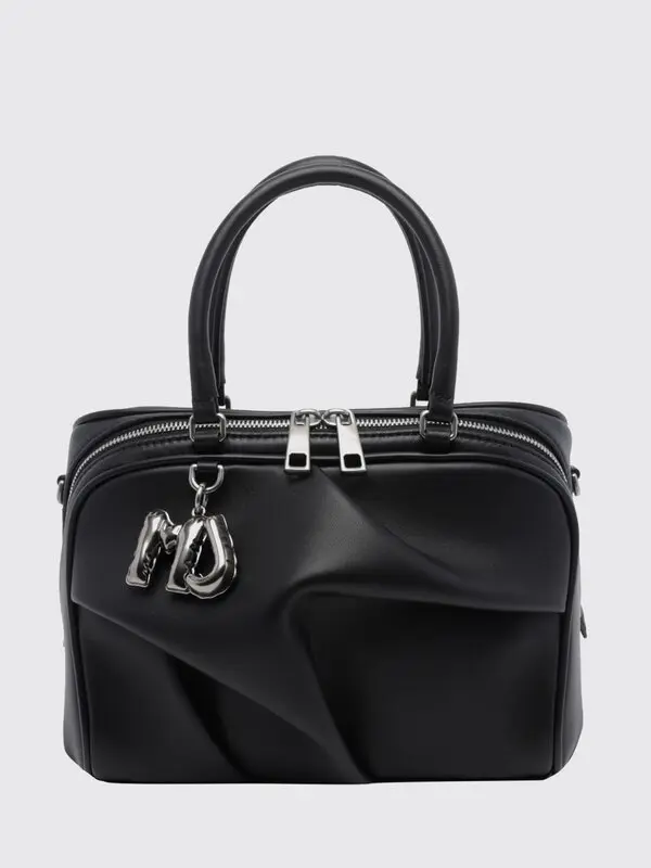 Marc Jacobs The Wave Lambskin Handbag With Monogram And Removable Strap