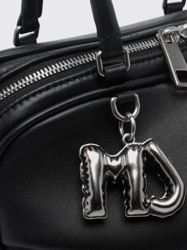 Marc Jacobs The Wave Lambskin Handbag With Monogram And Removable Strap