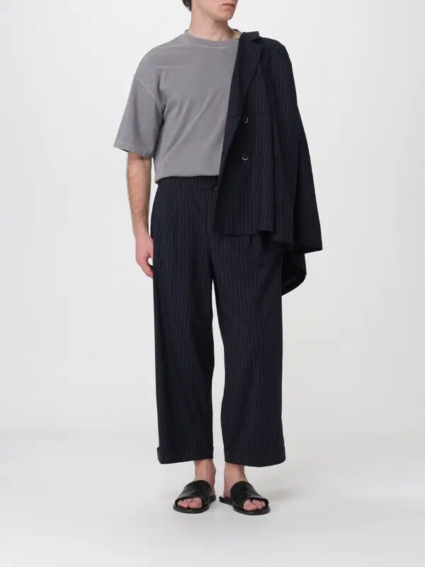 Barena Venezia Virgin Wool Blend Cropped Fit Trousers