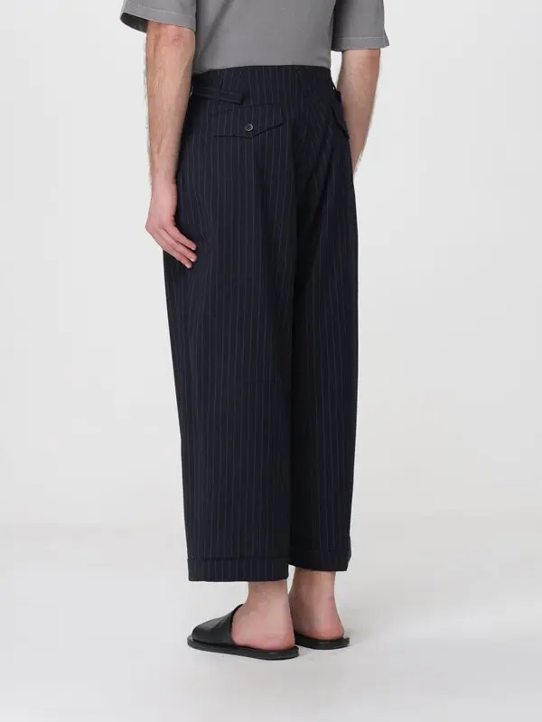 Barena Venezia Virgin Wool Blend Cropped Fit Trousers