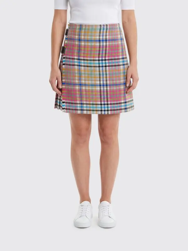 VIVIENNE WESTWOOD Tartan Wool Mini Skirt