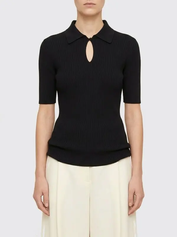 JIL SANDER Virgin Wool Polo Shirt