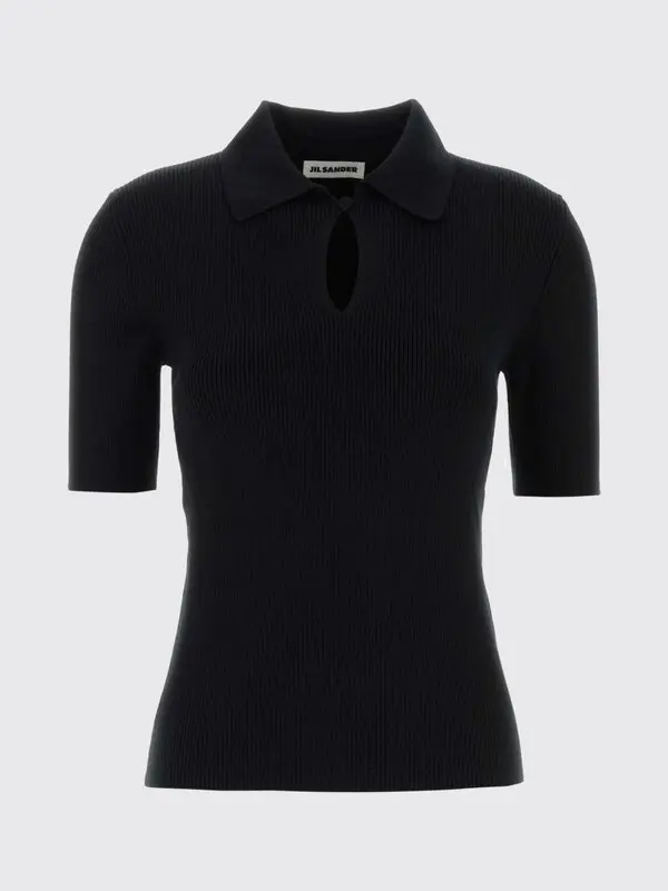 JIL SANDER Virgin Wool Polo Shirt
