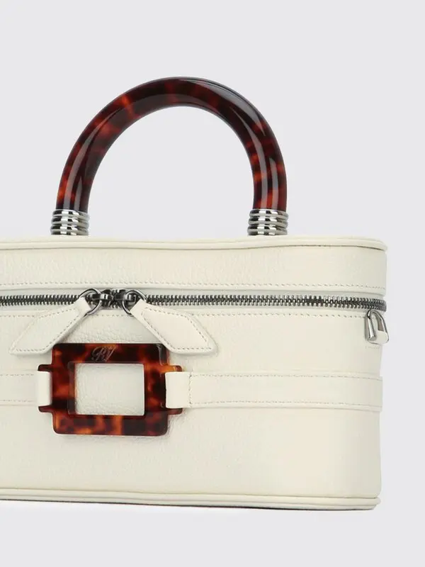 ROGER VIVIER Vanity Belle Vivier Leather Bag