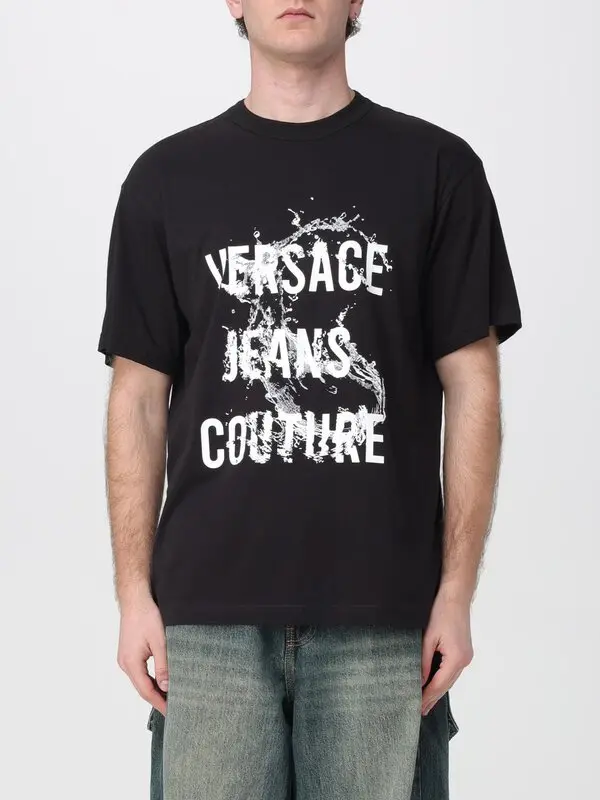 Versace Cotton T-shirt With Logo