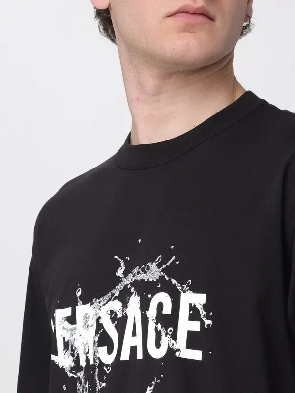 Versace Cotton T-shirt With Logo
