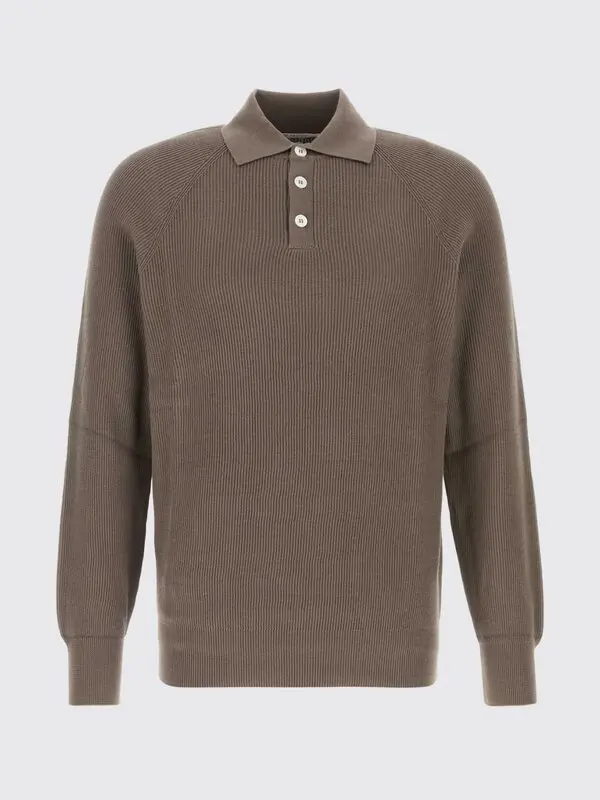 Brunello Cucinelli Cotton Knit Polo Shirt