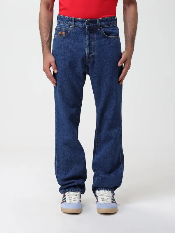 MSGM Jeans In Denim
