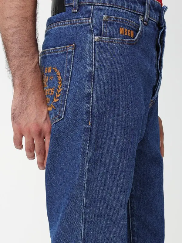 MSGM Jeans In Denim