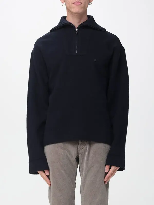 Emporio Armani Quarter Zip Jumper