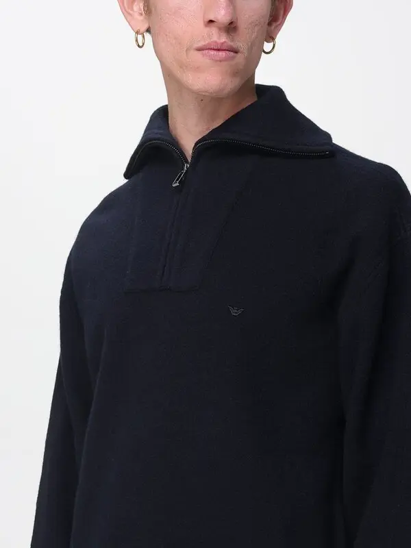 Emporio Armani Quarter Zip Jumper