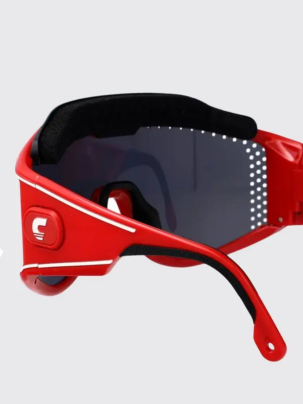 Carrera Eyewear Polyamide Shield Sunglasses With Contrast Logo - Red