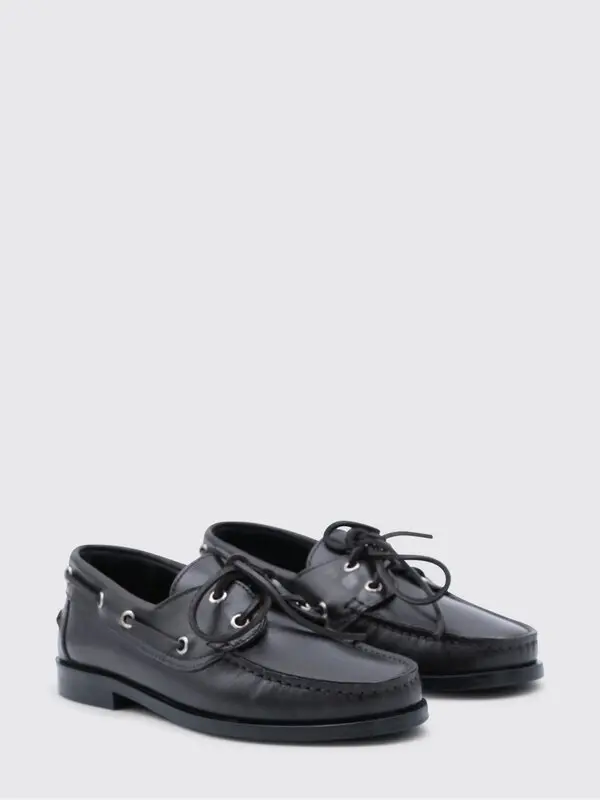 AeydĒ Leather Boat Shoes - Brown
