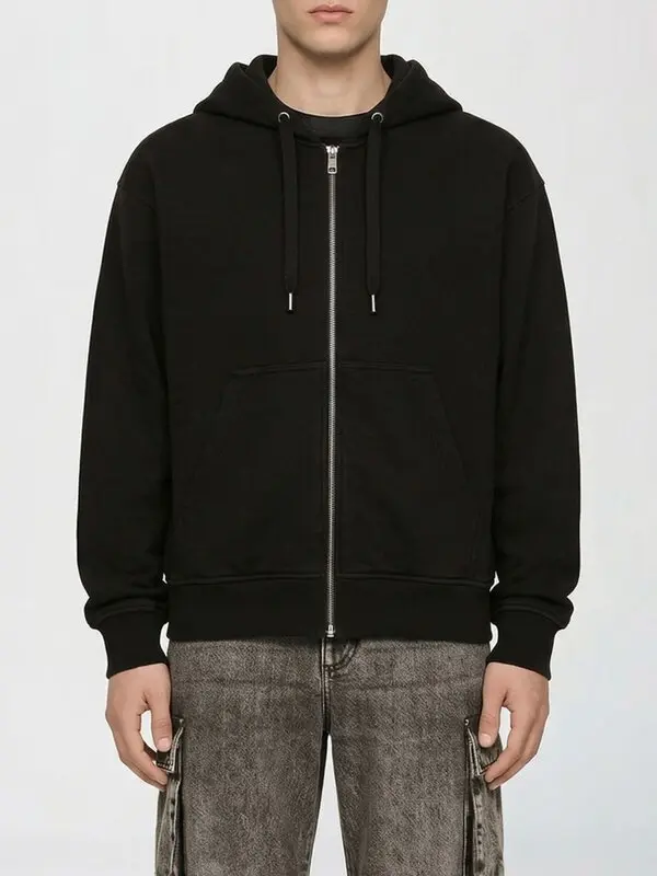 Dolce & Gabbana Cotton Zip-up Hoodie With Logo Detail