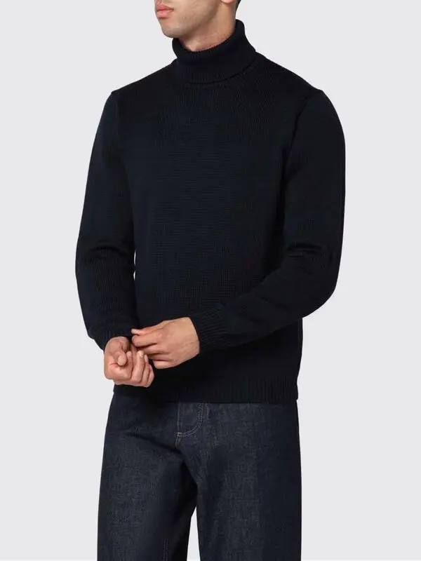 ROBERTO COLLINA Ribbed Turtleneck Jumper
