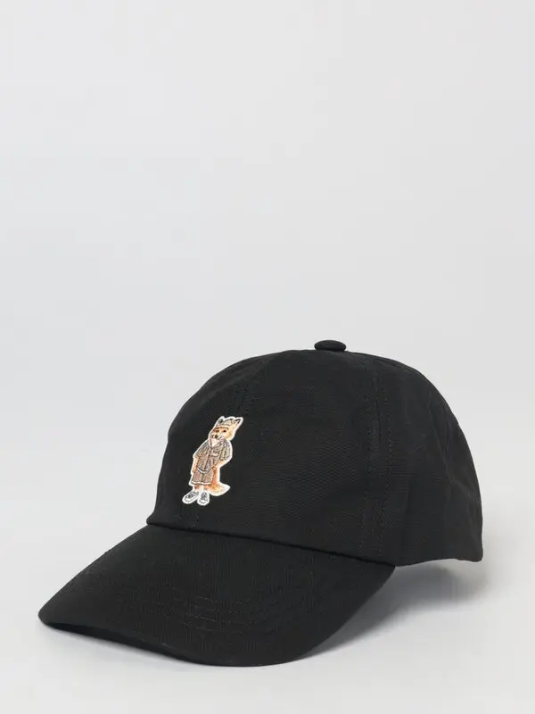 Maison Kitsuné Embroidered Cotton Cap