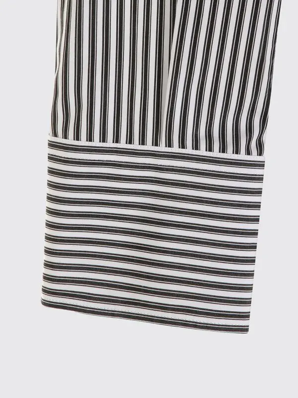 Sportmax Striped Shirt With Jewel Collar