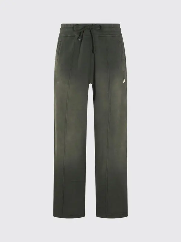 GOLDEN GOOSE Cotton Jogging Pants With Drawstring And America Pockets