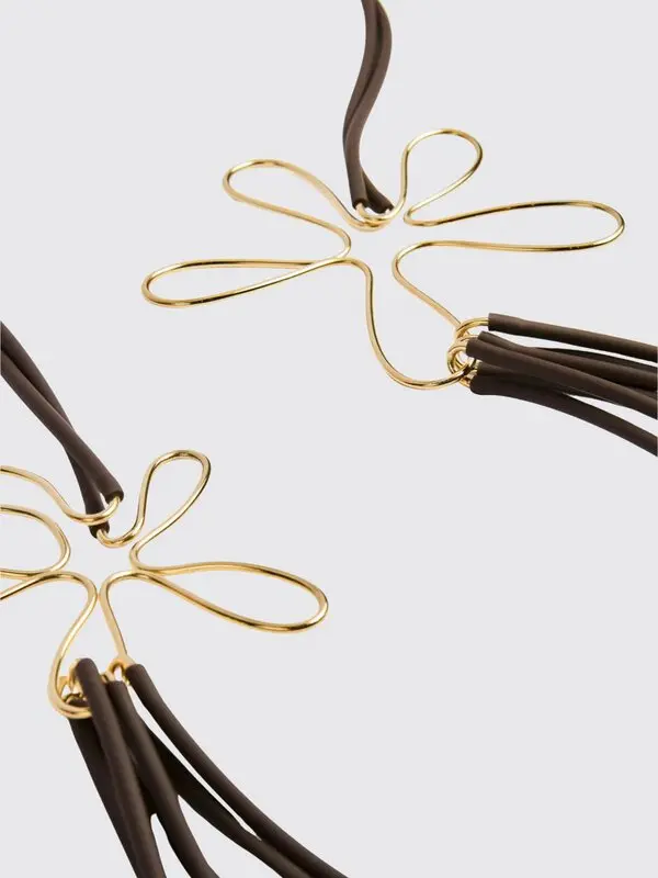 Liviana Conti Leather And Metal Necklace