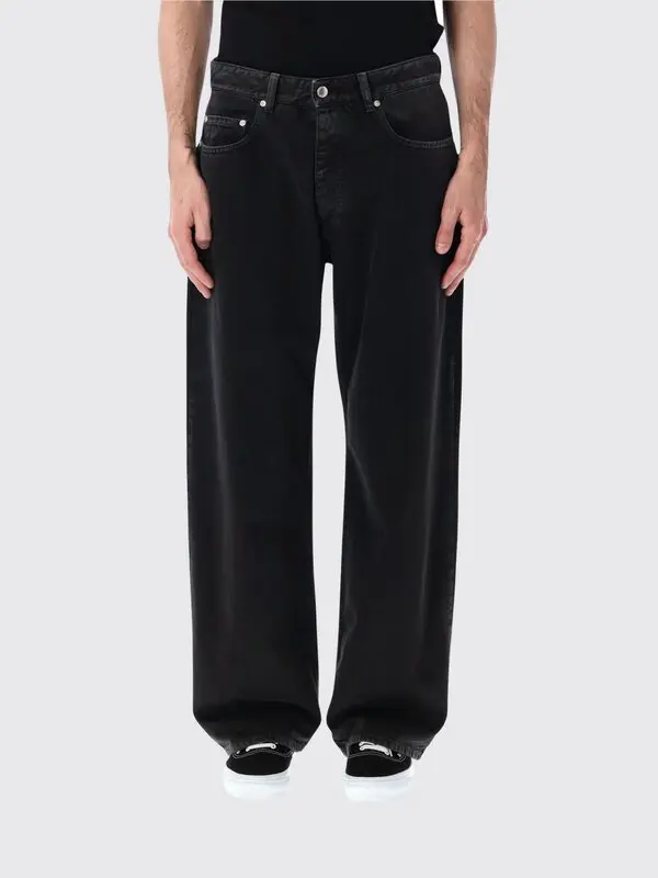 ICON DENIM LOS ANGELES Wide Leg Cotton Jeans