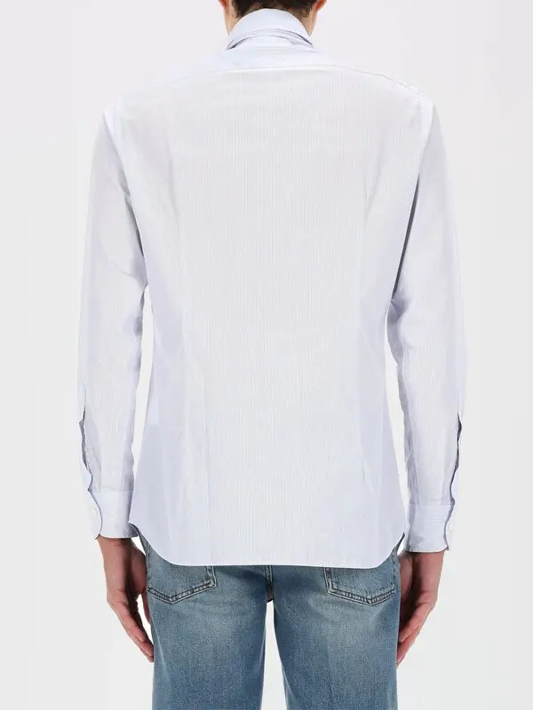 LARDINI Striped Cotton Casual Shirt