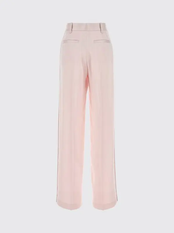 JIL SANDER Satin Straight Trousers By - Pink