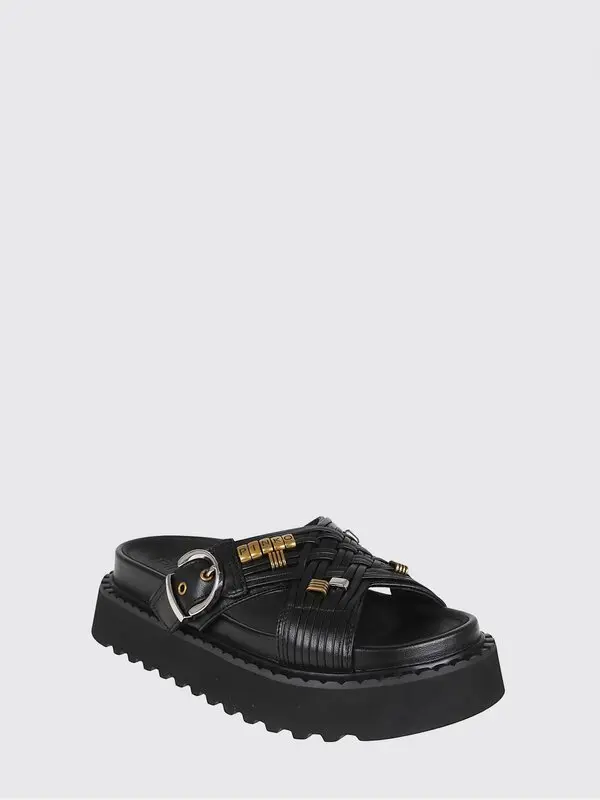 Pinko Platform Sandals With Buckle Detail