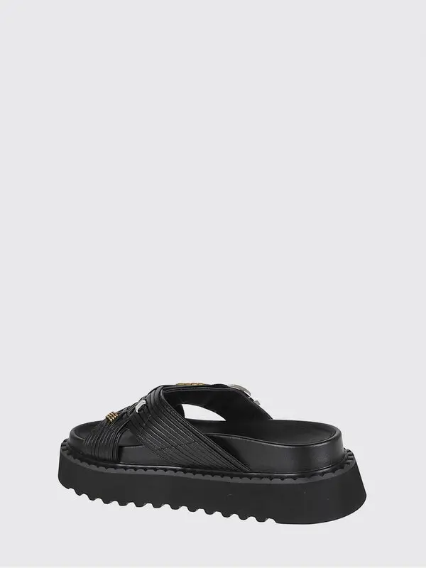 Pinko Platform Sandals With Buckle Detail