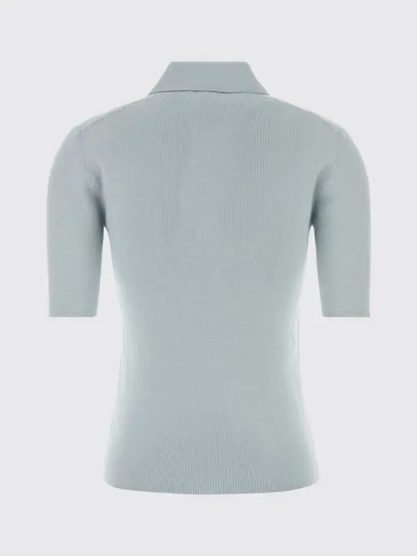 JIL SANDER Virgin Wool Knit Polo Shirt